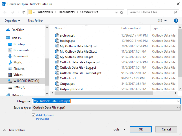 Ways to Create a New PST File in Microsoft Outlook