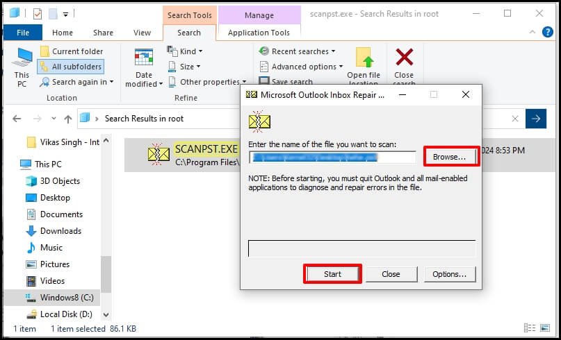 Ways to recover corrupt Outlook PST files