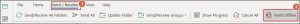 How to switch from offline mode to online mode in MS Outlook?