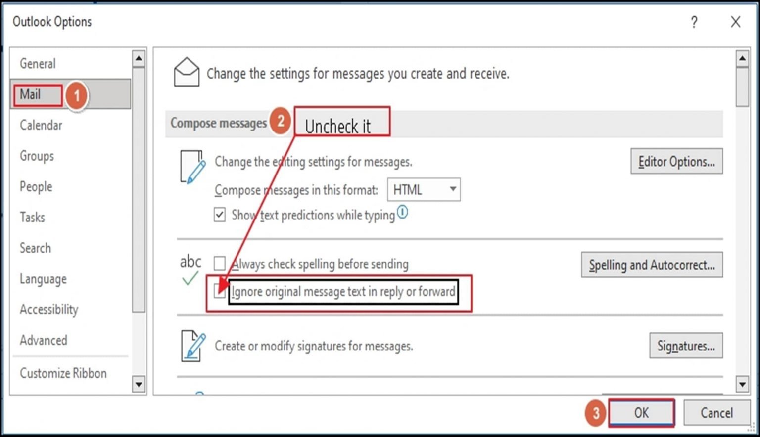 How to fix spelling and grammar check not working in Outlook?