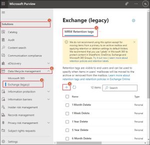 Reliable method to setup archive and deletion policies for Office 365 ...