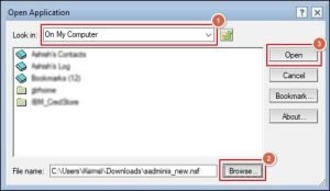 What is NSF file and ways to access Lotus Notes database